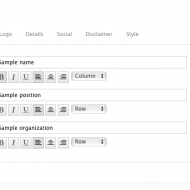 Signature Designer Pro | Roundcube Plugins, Themes & Skins